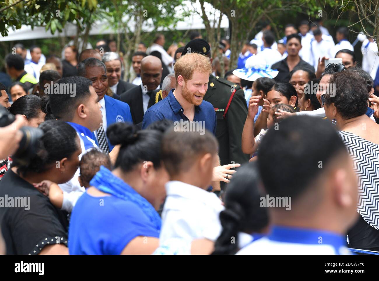 Prince Harry Duke of Sussex and Meghan Duchess of Sussex visit Toloa ...