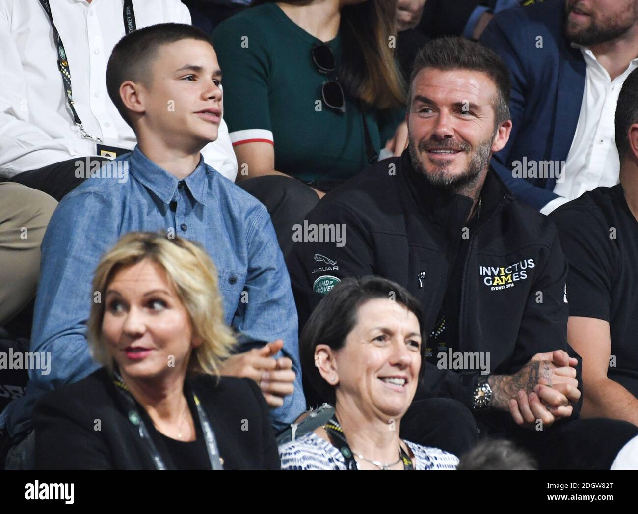 David Beckham Family Basketball Game