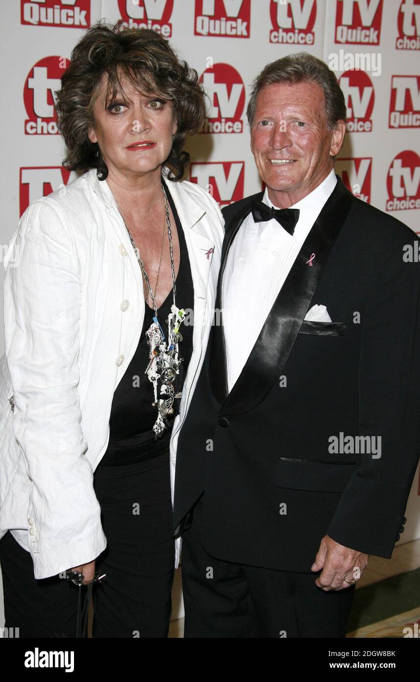 Johnny Briggs and Amanda Barrie attending the The 2006 TV Quick and TV ...