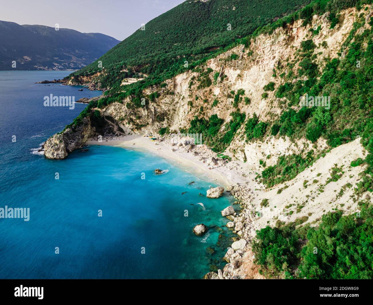 Aeriall Views of Greek Island/ Lefkada Stock Photo - Alamy