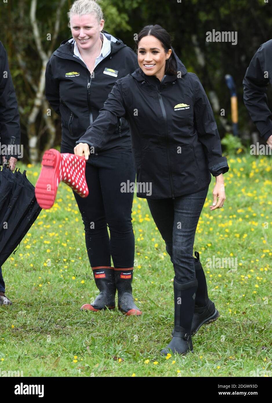 Prince Harry Duke of Sussex and Meghan Duchess of Sussex take part in ...