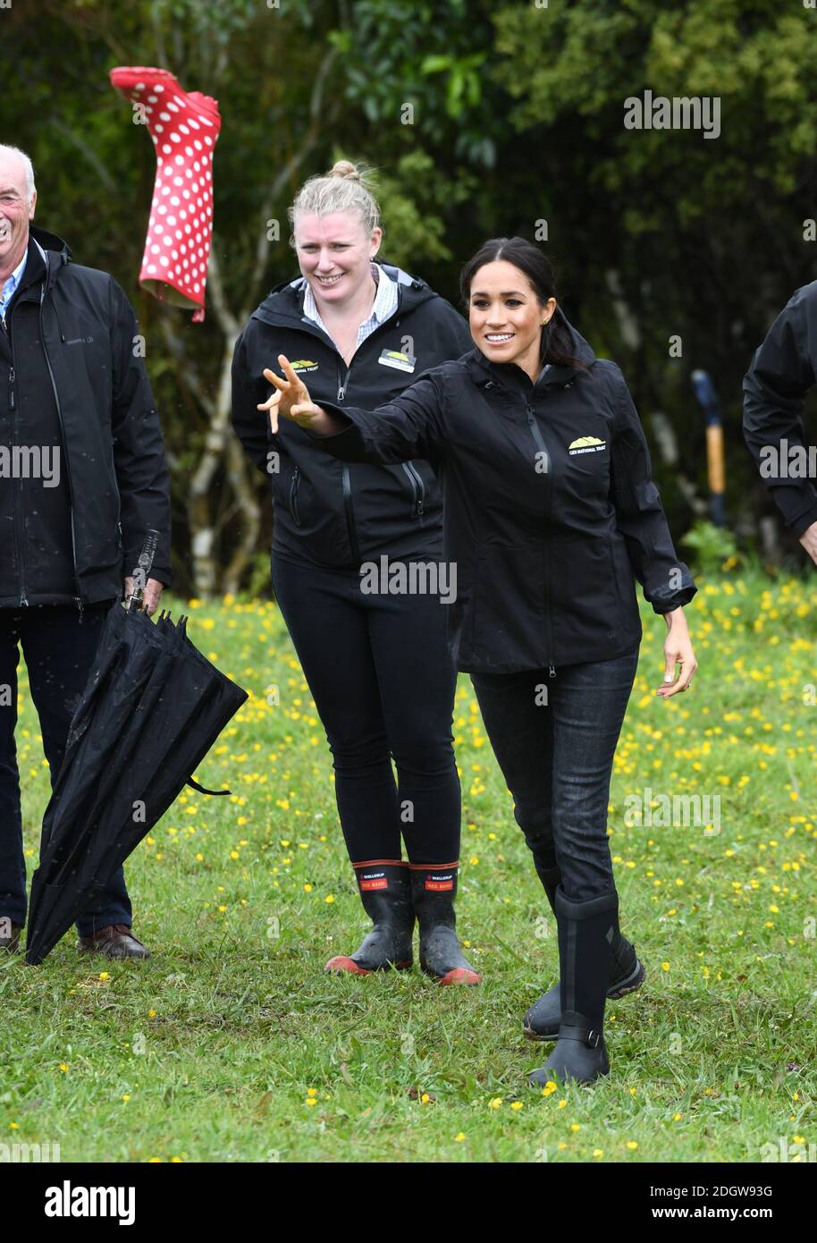 Prince Harry Duke of Sussex and Meghan Duchess of Sussex take part in ...