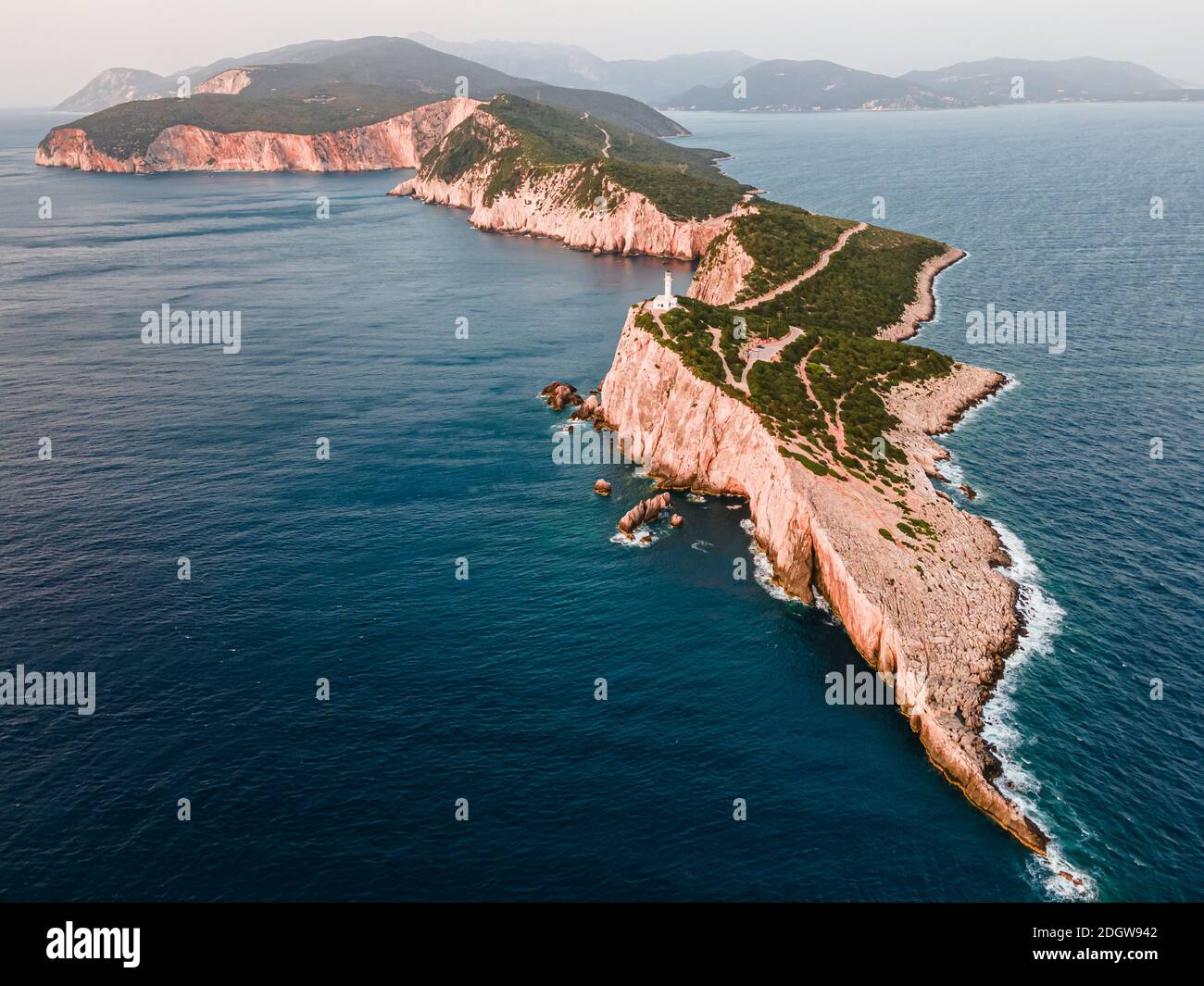 Aeriall Views of Greek Island/ Lefkada Stock Photo - Alamy