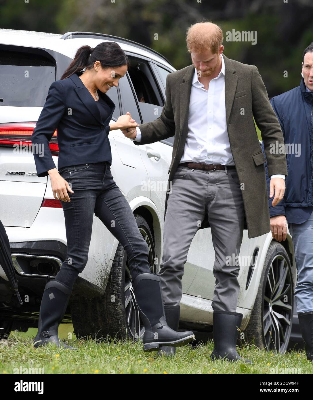 Prince Harry Duke of Sussex and Meghan Duchess of Sussex take part in ...