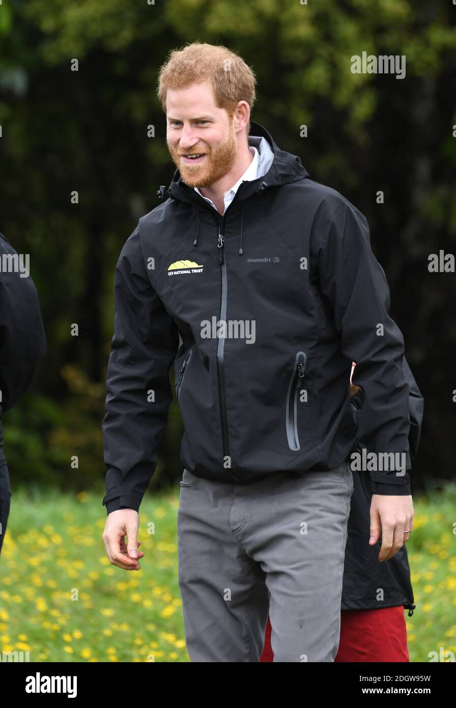 Prince Harry Duke of Sussex and Meghan Duchess of Sussex take part in ...