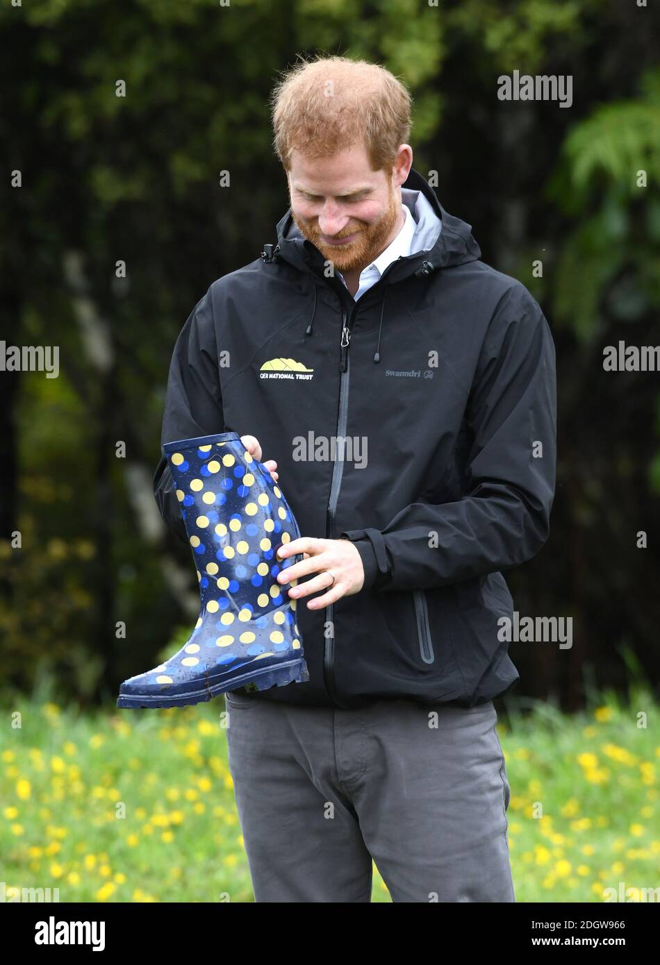Prince Harry Duke of Sussex and Meghan Duchess of Sussex take part in ...
