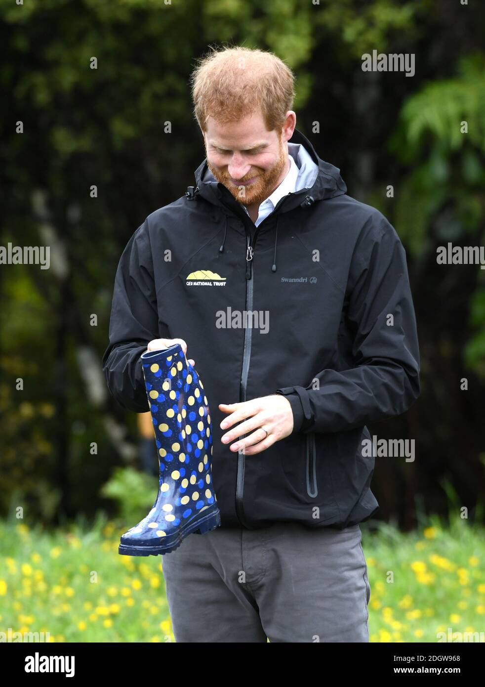 Prince Harry Duke of Sussex and Meghan Duchess of Sussex take part in ...