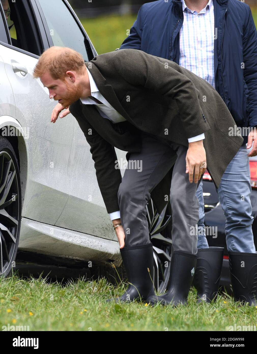 Prince Harry Duke of Sussex and Meghan Duchess of Sussex take part in ...