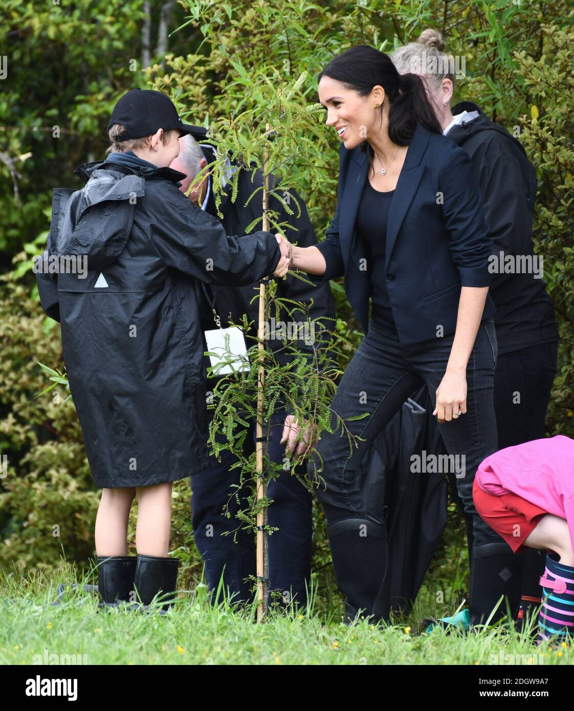 Prince Harry Duke of Sussex and Meghan Duchess of Sussex take part in ...