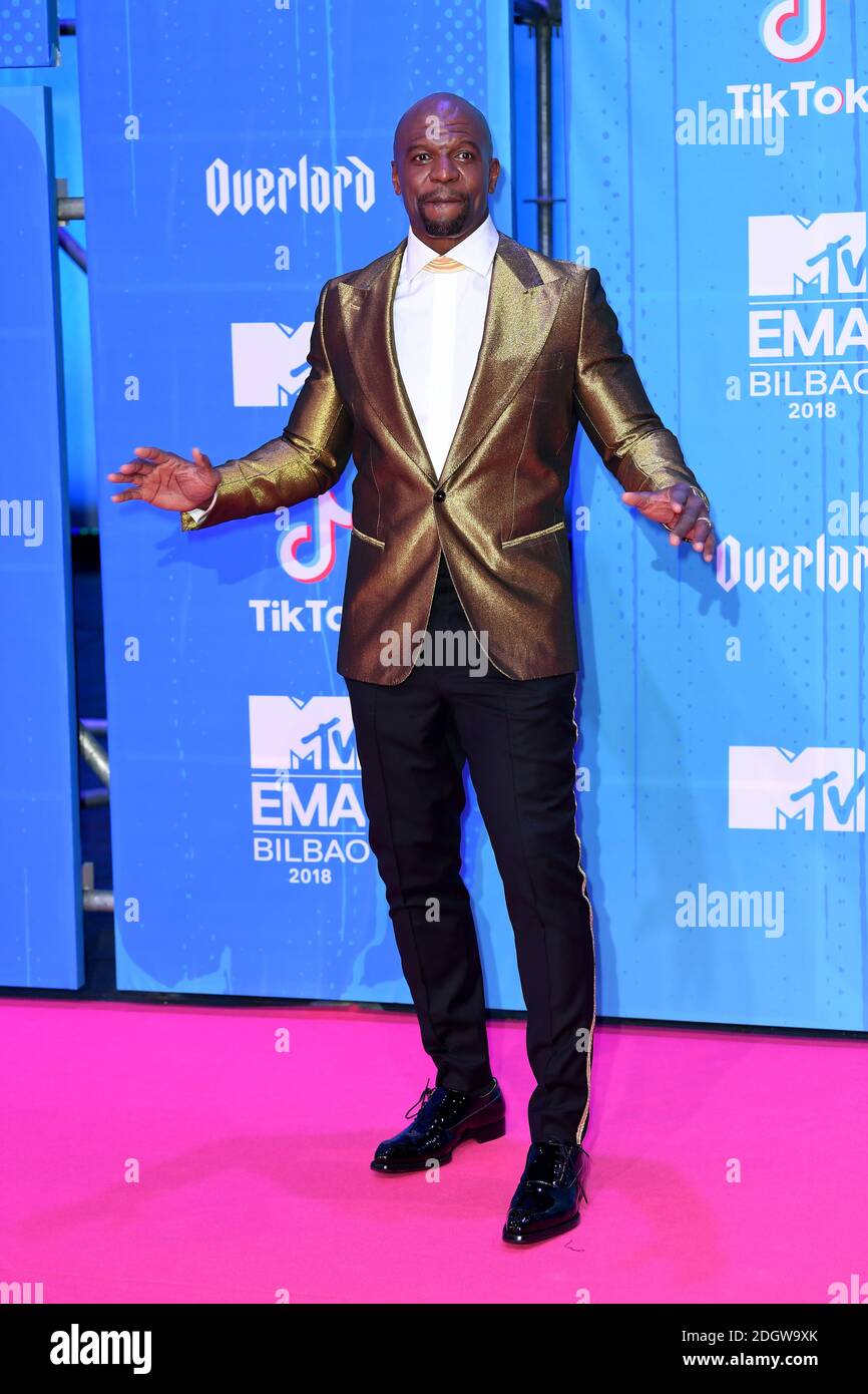 Terry Crews attending the MTV Europe Music Awards 2018 held at the ...