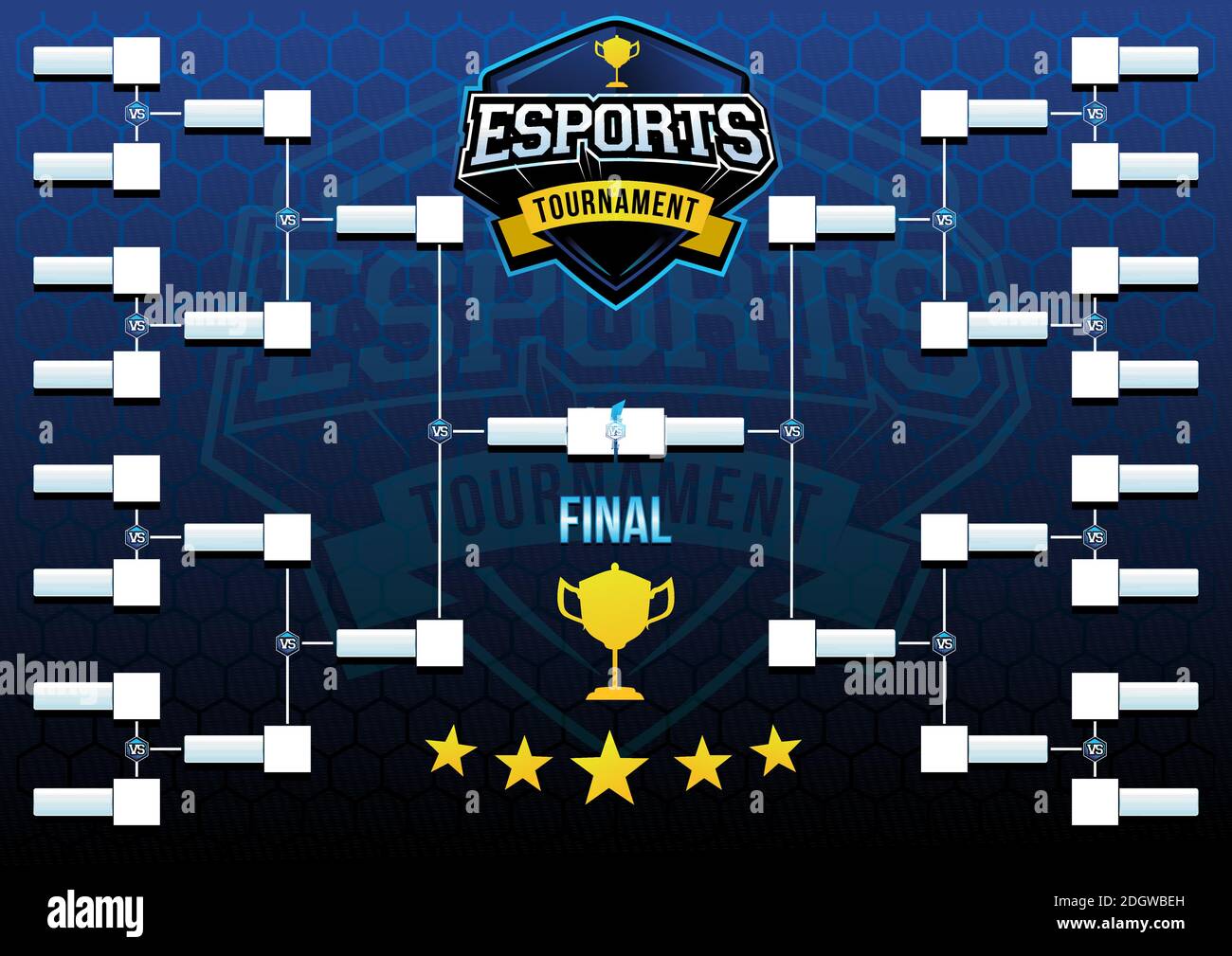 esport match chart template modern veotr illustration illustration ...