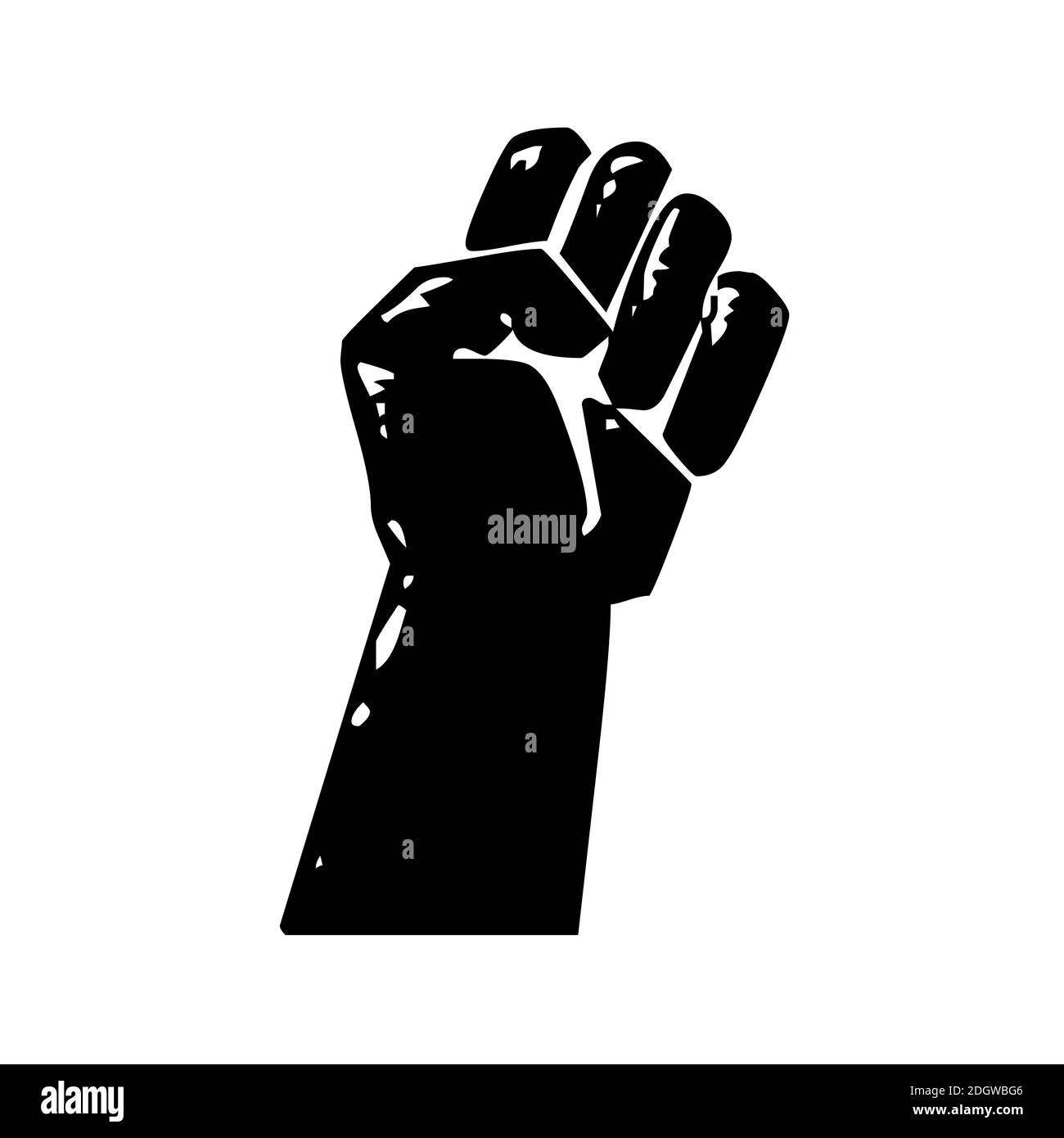 Fist symbol icon Stock Photo - Alamy