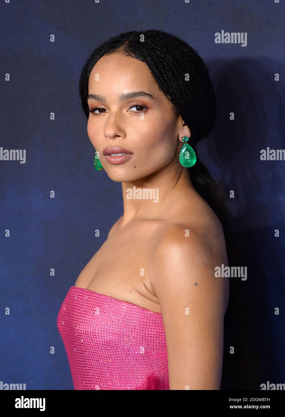 Zoe Kravitz attending the Fantastic Beasts: The Crimes of Grindelwald ...