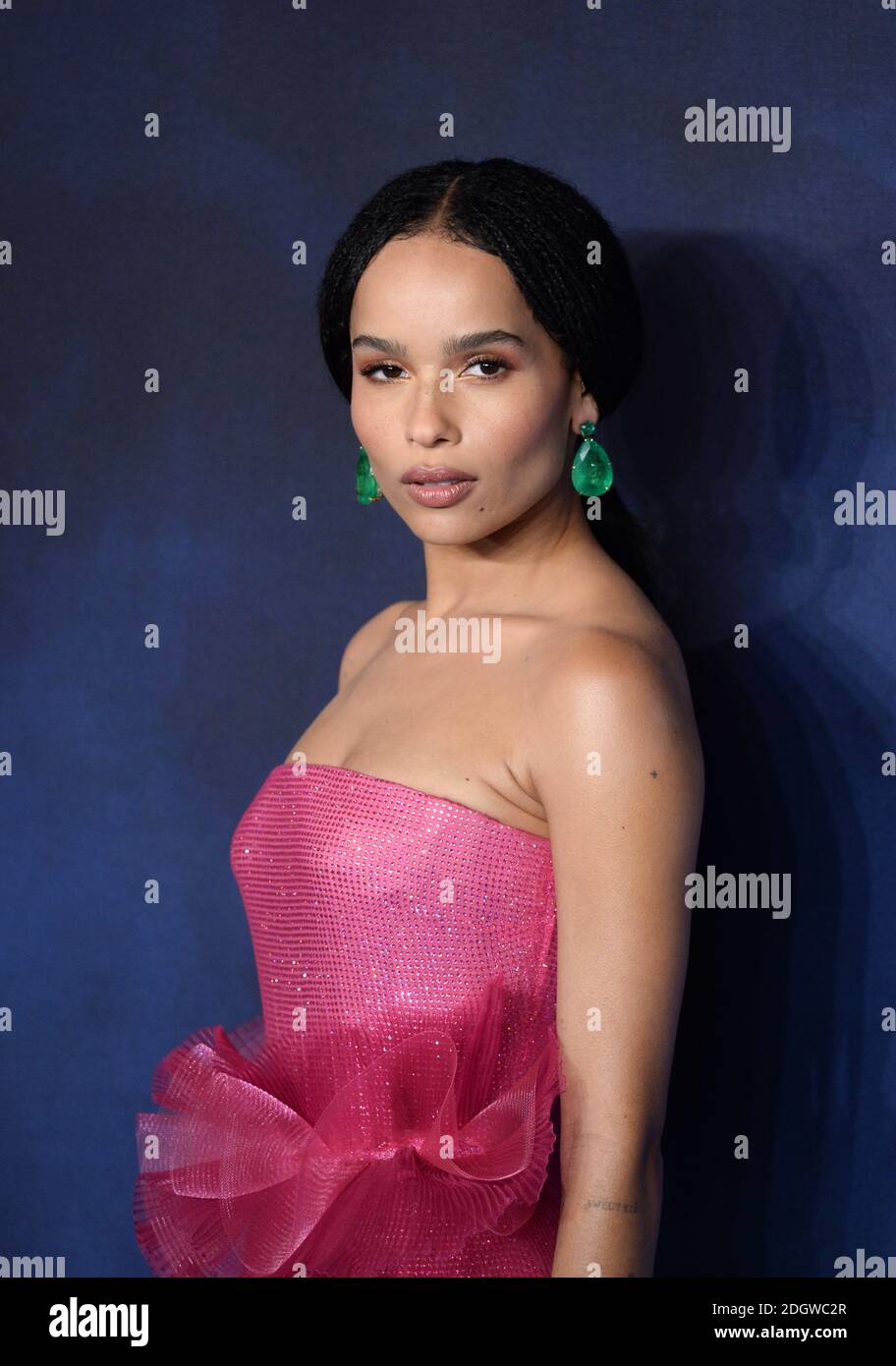 Zoe Kravitz attending the Fantastic Beasts: The Crimes of Grindelwald ...