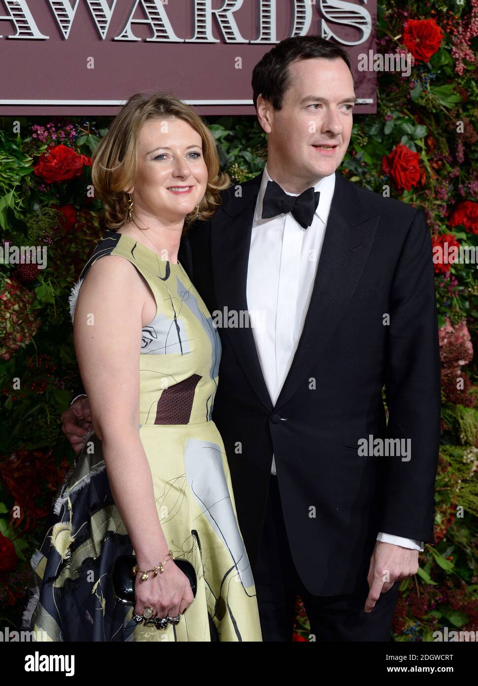 Frances Osborne and George Osborne attending the Evening Standard ...