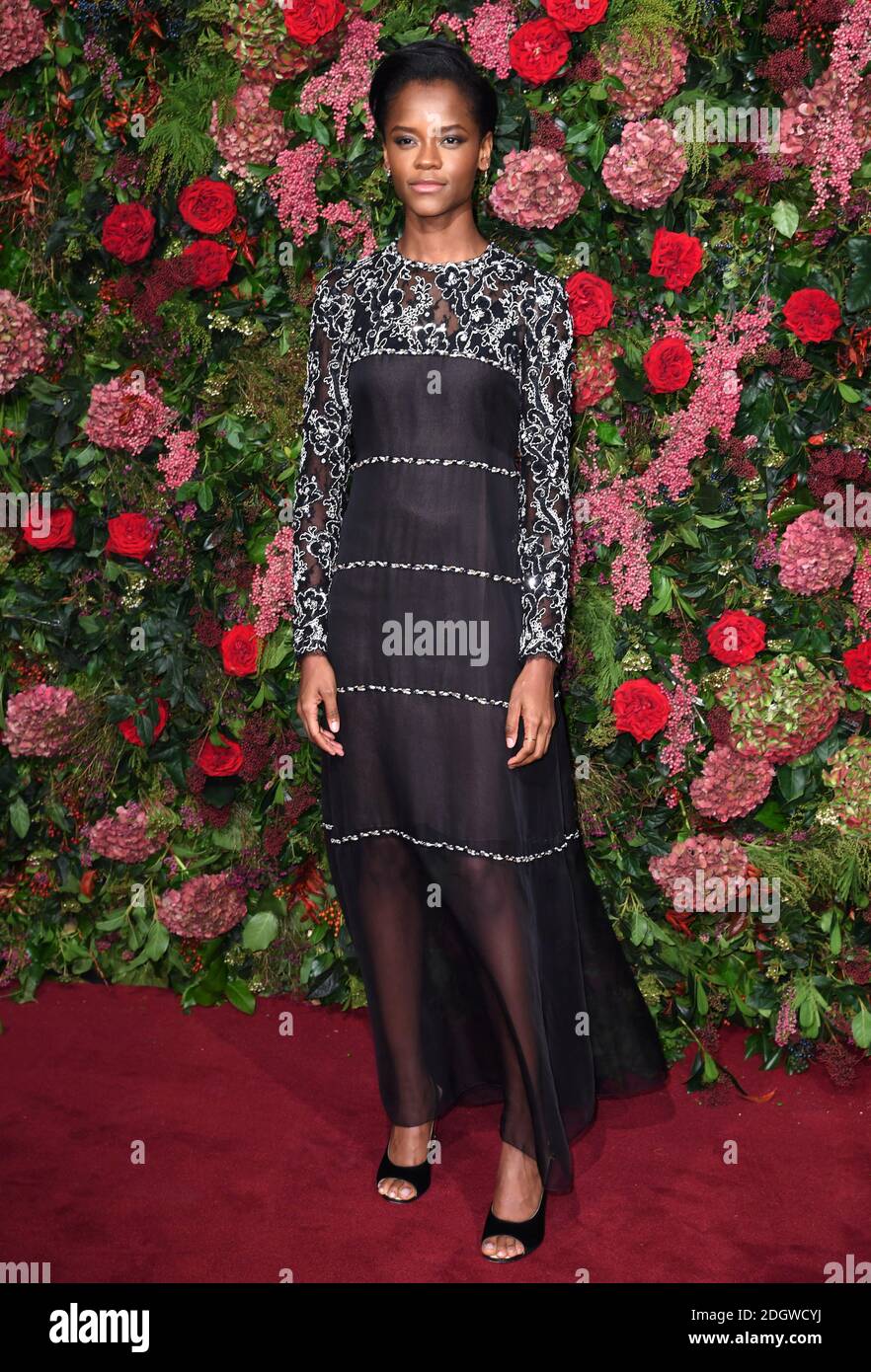 Letitia Wright attending the Evening Standard Theatre Awards 2018 at ...
