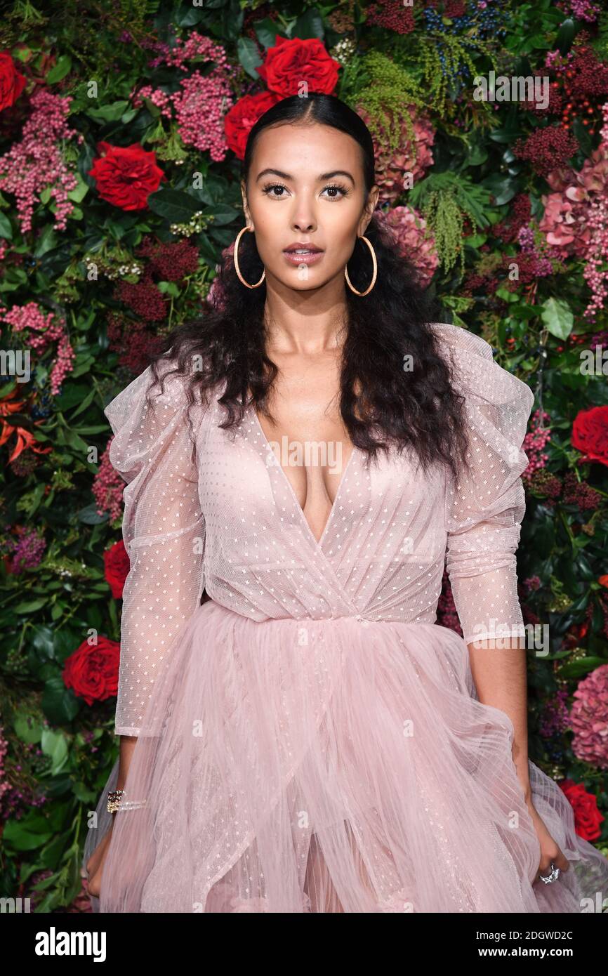 Maya Jama attending the Evening Standard Theatre Awards 2018 at the ...
