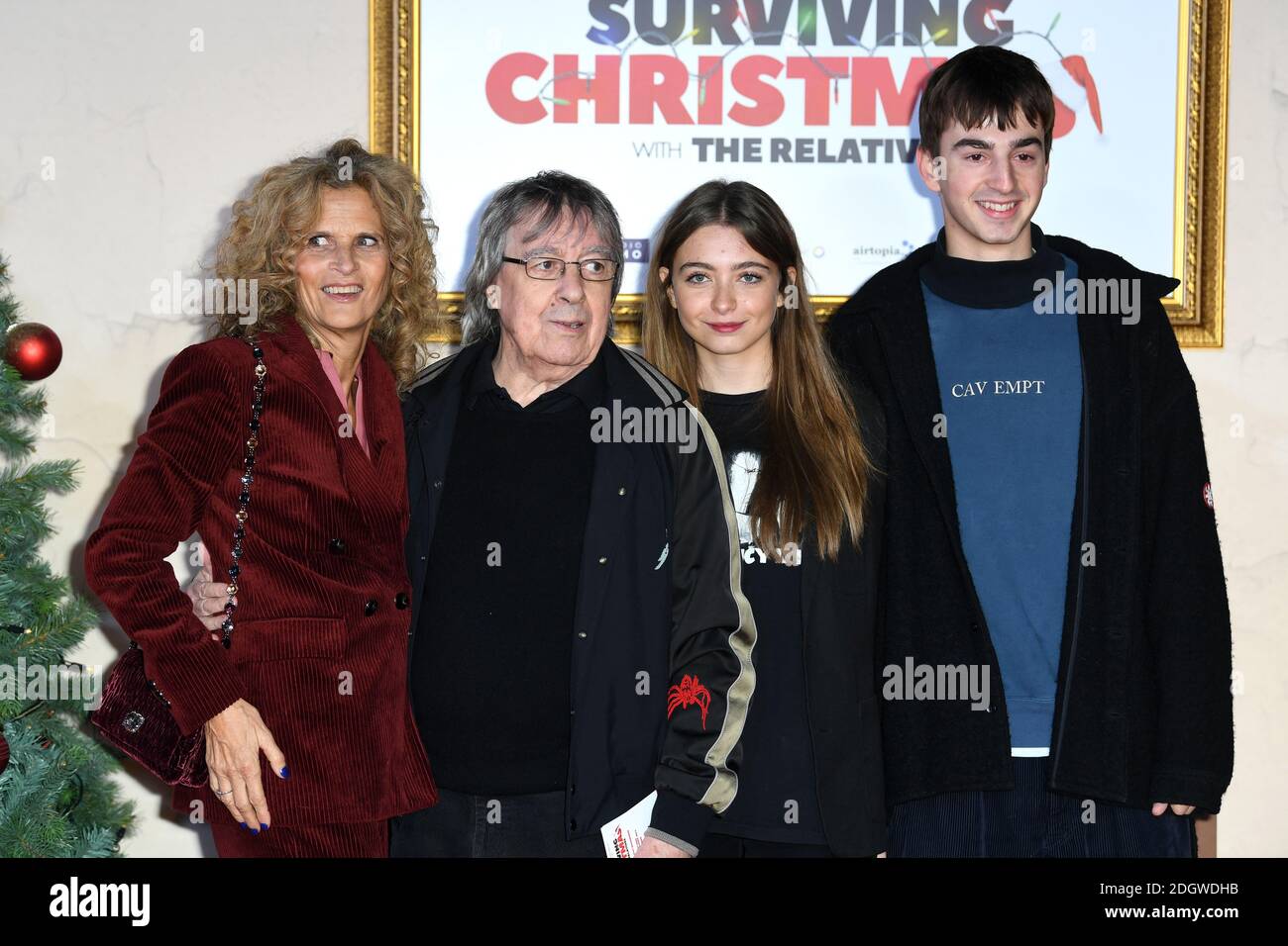 Suzanne Wyman, Bill Wyman and family attending the Surviving Christmas ...