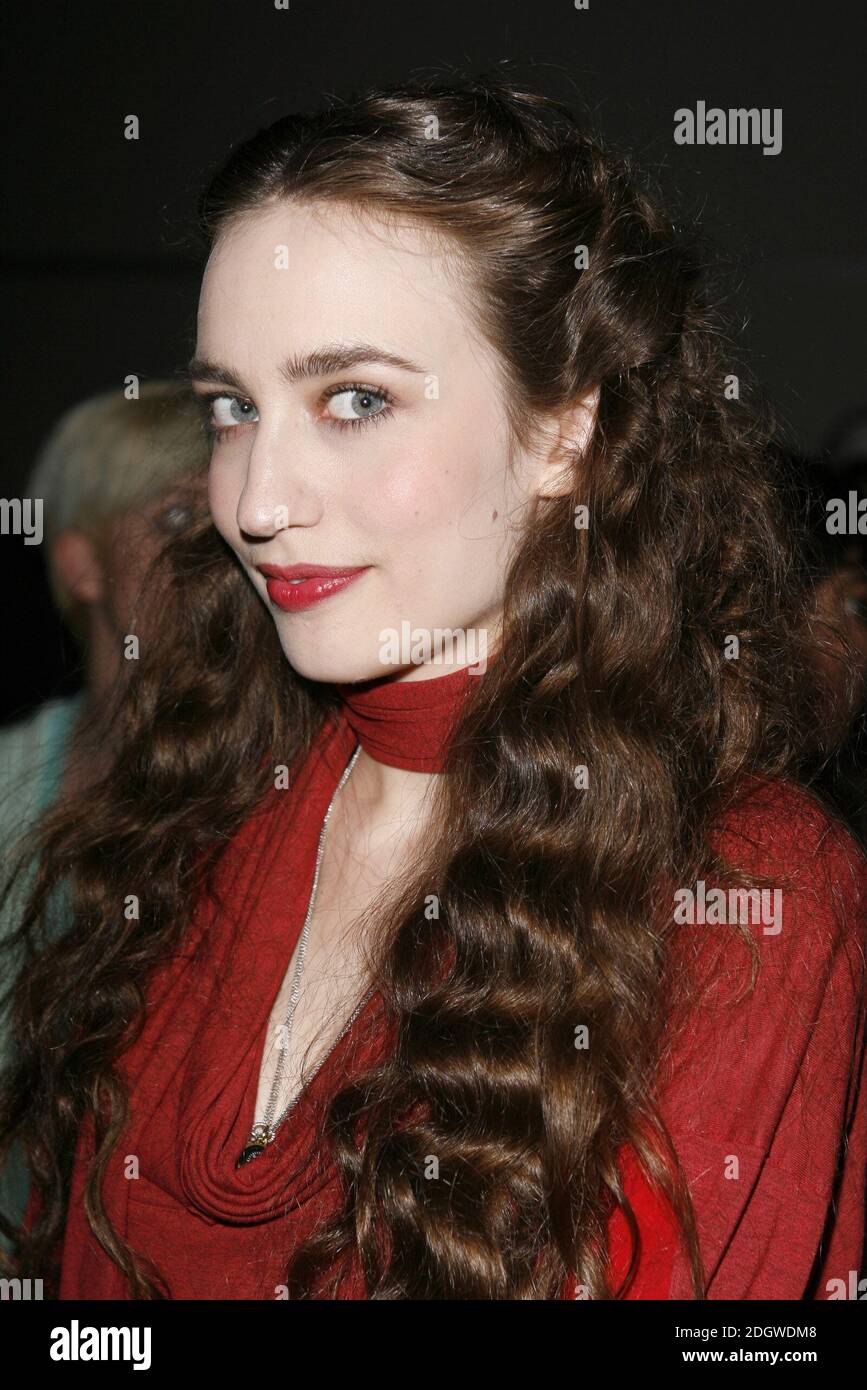 Elizabeth Jagger at the Gareth Pugh fashion show - BFC Tent, Natural ...