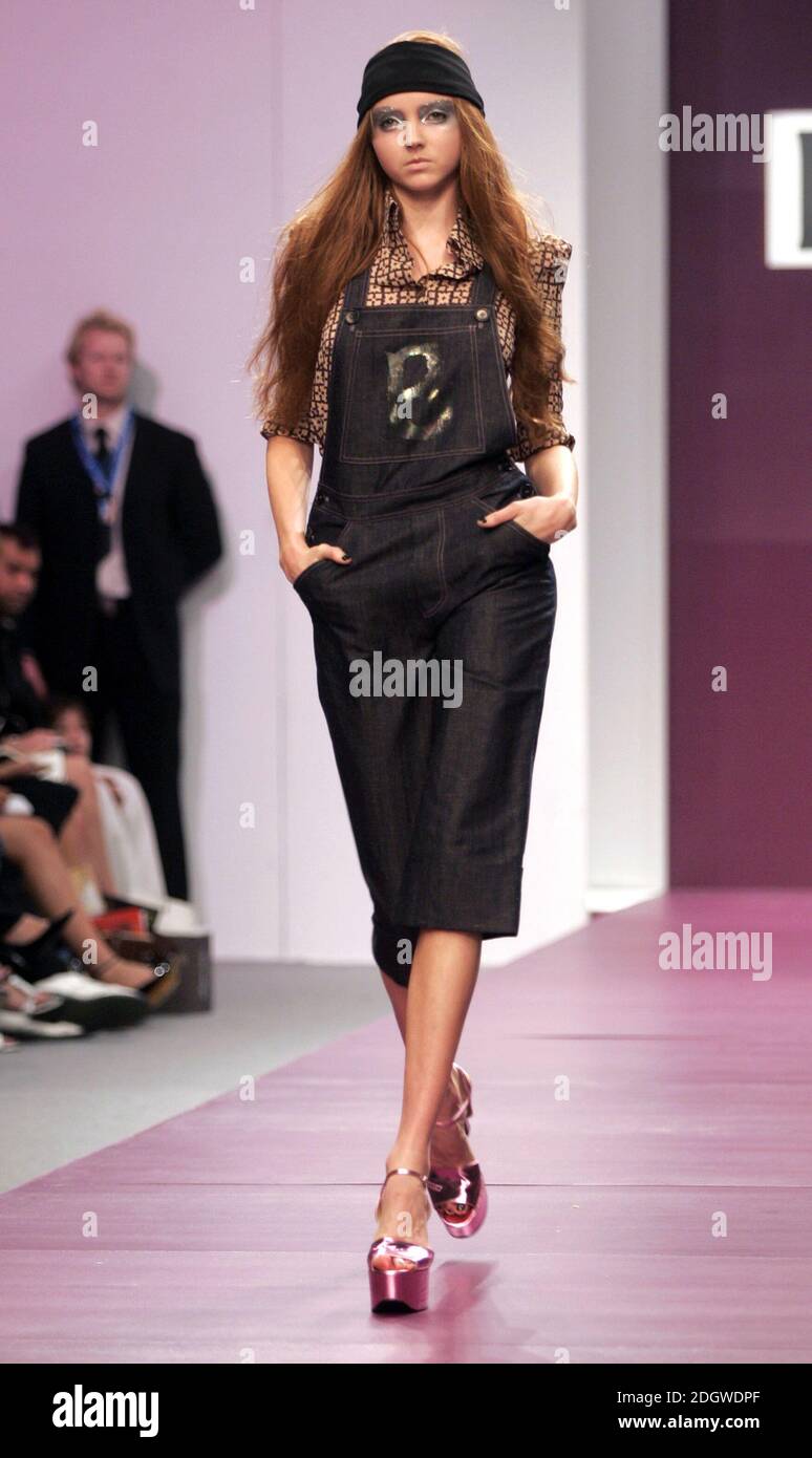 Lily Cole models Biba, at London Fashion Week, The Natural History ...