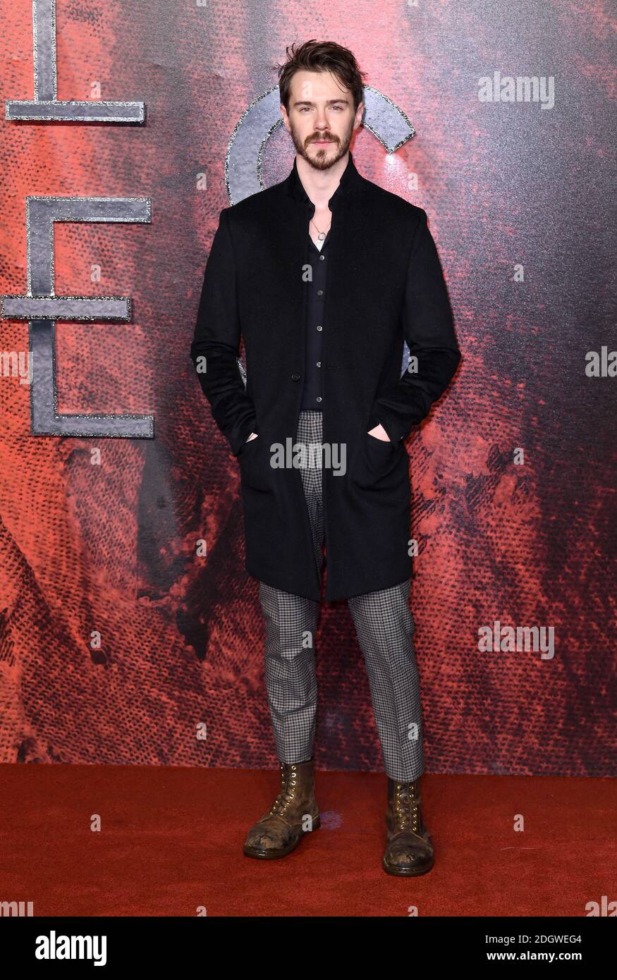 Sam Keeley attending the Mortal Engines World Premiere held at ...