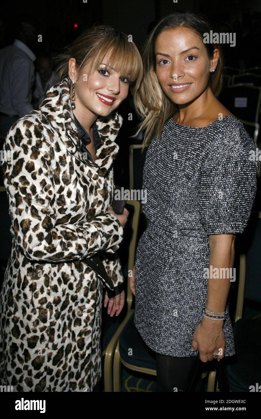 Cheryl Cole (nee Tweedy) and Elen Rives at the Julien MacDonald fashion ...