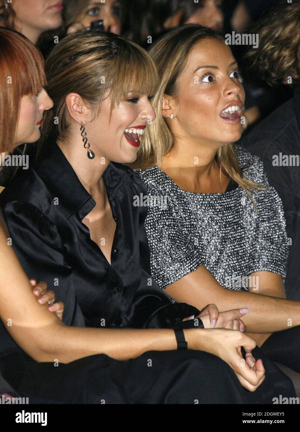 Cheryl Cole and Elen Rives at the Julien MacDonald fashion show, The ...