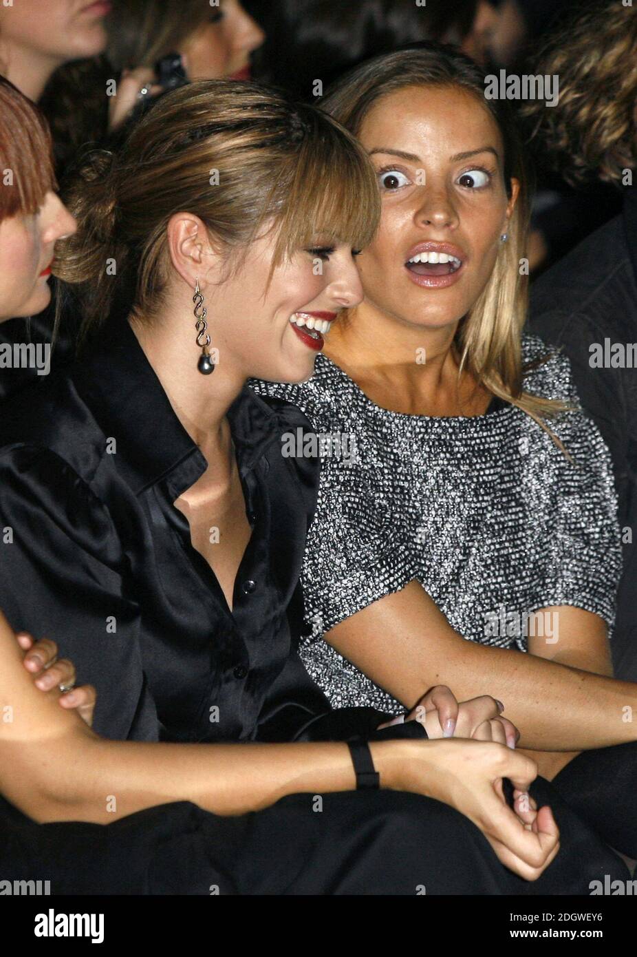 Cheryl Cole and Elen Rives at the Julien MacDonald fashion show, The ...