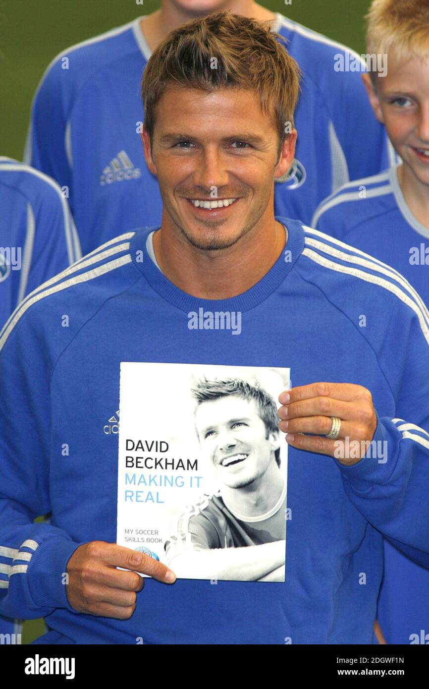 David Beckham launches his new book "Making It Real" at the David ...