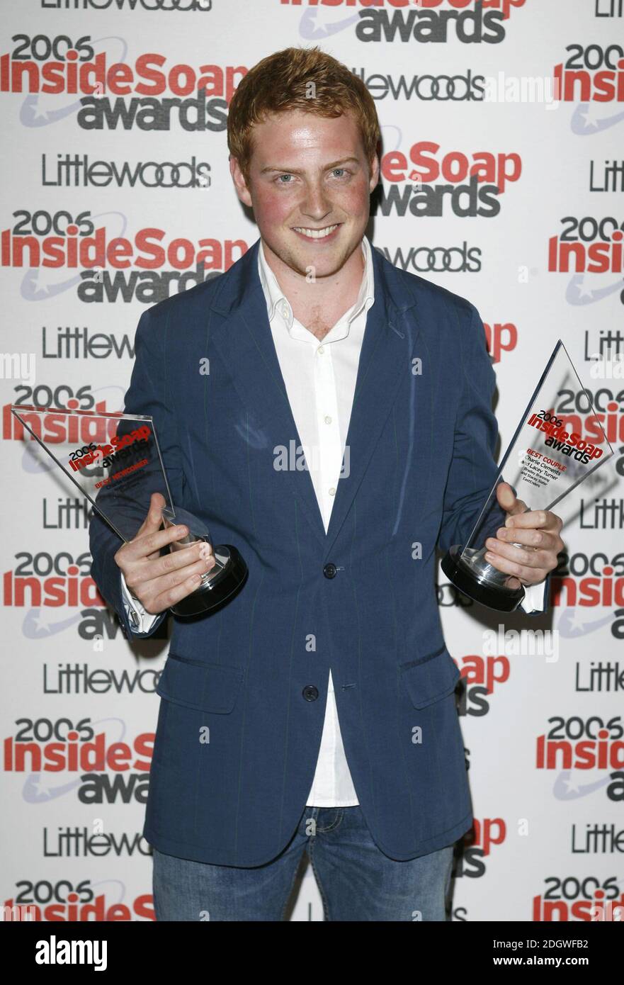 Charlie Clements arriving at the Inside Soap Awards 2006 at Floridita ...