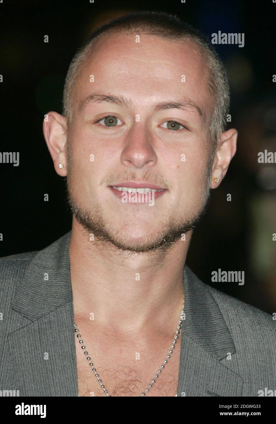 Lee Otway arriving at the UK premiere of Click in Leicester Square ...