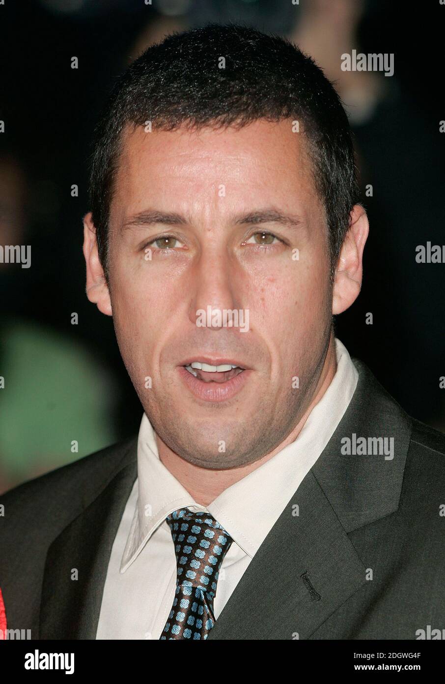 Adam Sandler arriving at the UK premiere of Click in Leicester Square ...