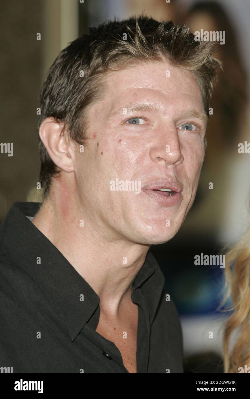 Chris Brosnan arriving at the UK premiere of Click in Leicester Square ...