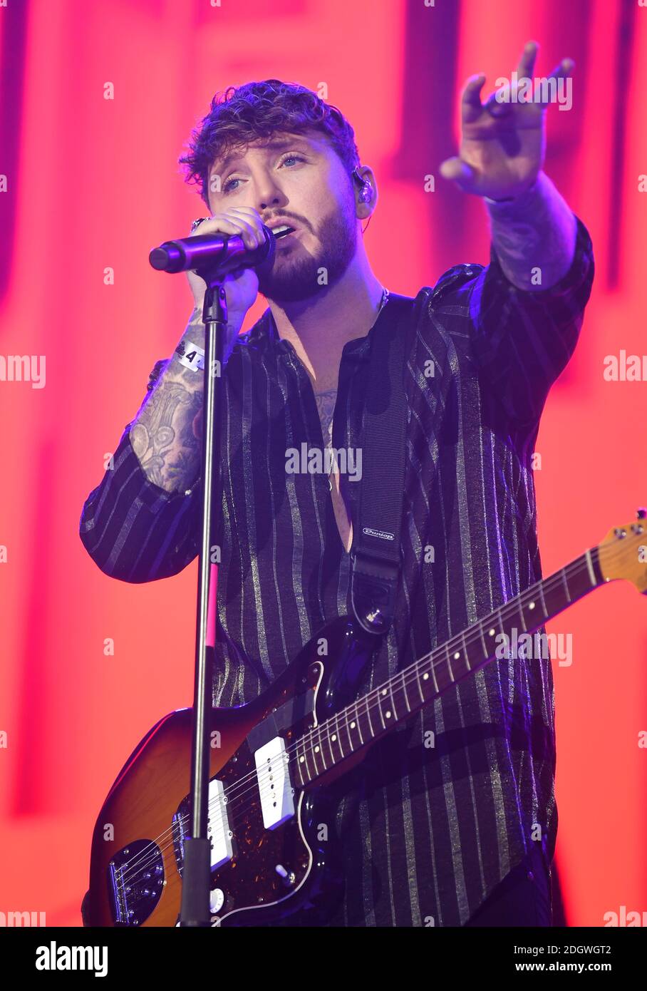 James Arthur on stage during day one of Capital's Jingle Bell Ball 2018 ...