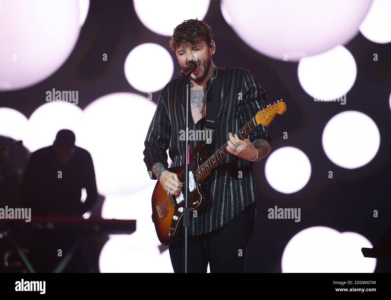 James Arthur on stage during day one of Capital's Jingle Bell Ball 2018 ...