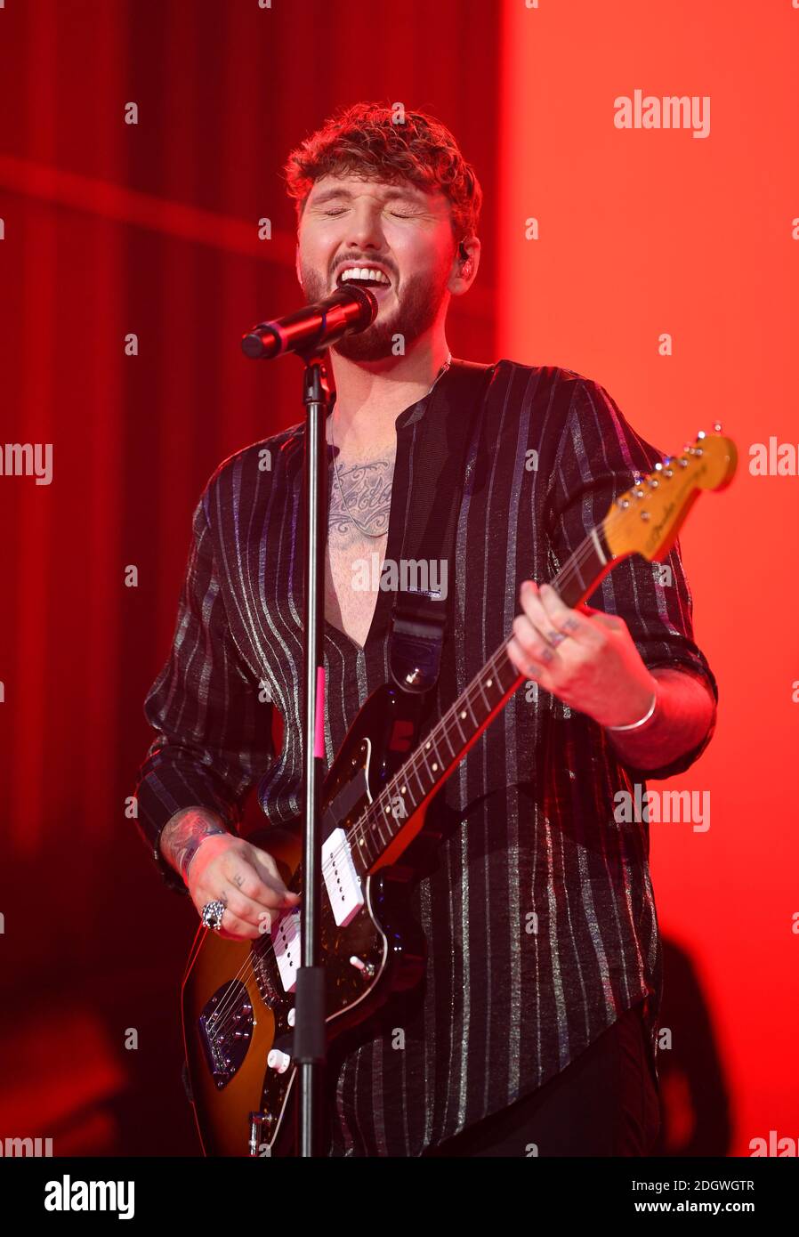 James Arthur on stage during day one of Capital's Jingle Bell Ball 2018 ...