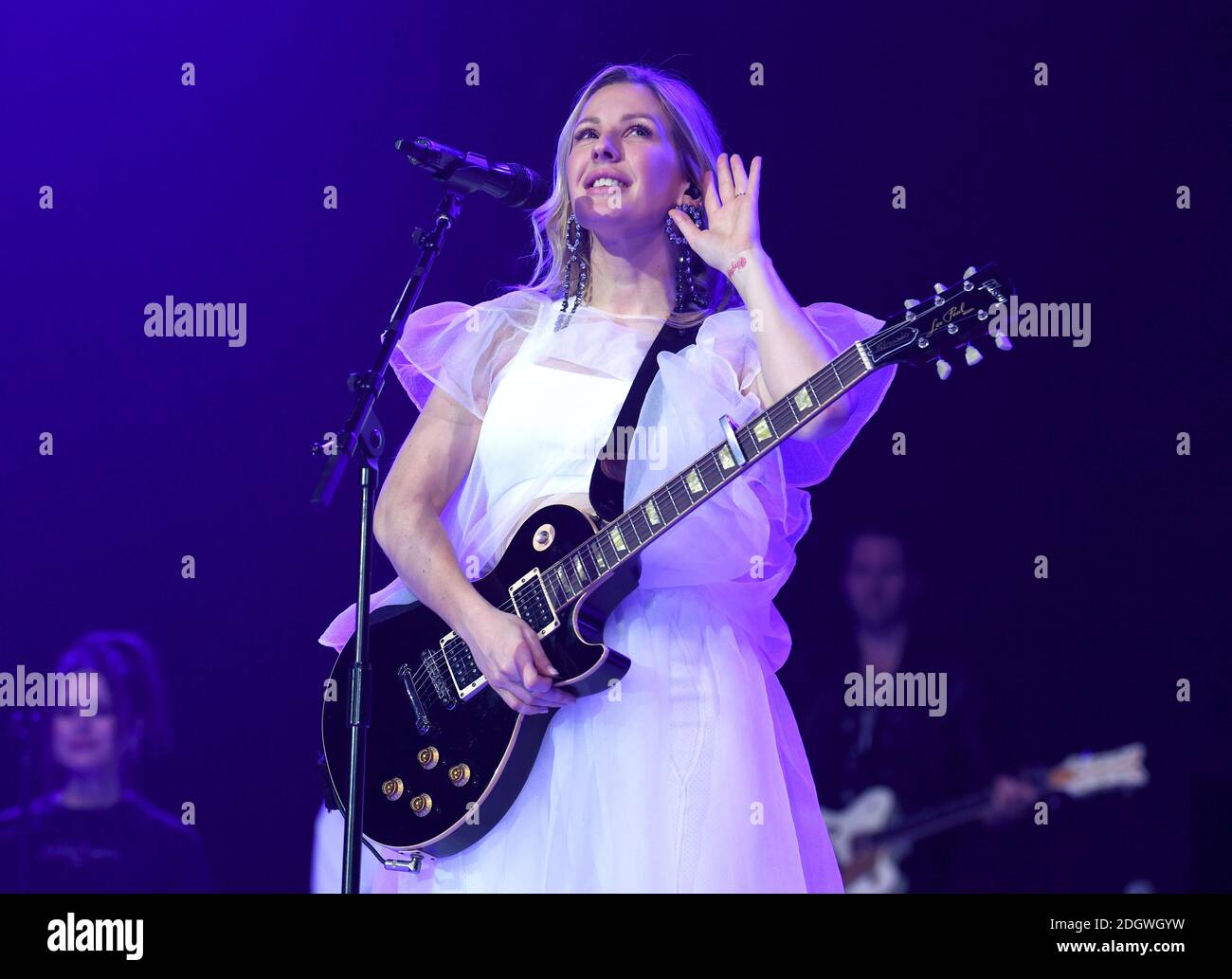 Ellie Goulding on stage during day one of Capital's Jingle Bell Ball ...