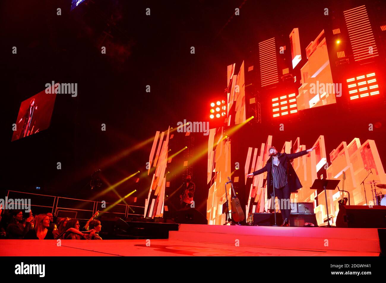 James Arthur on stage during day one of Capital's Jingle Bell Ball 2018 ...