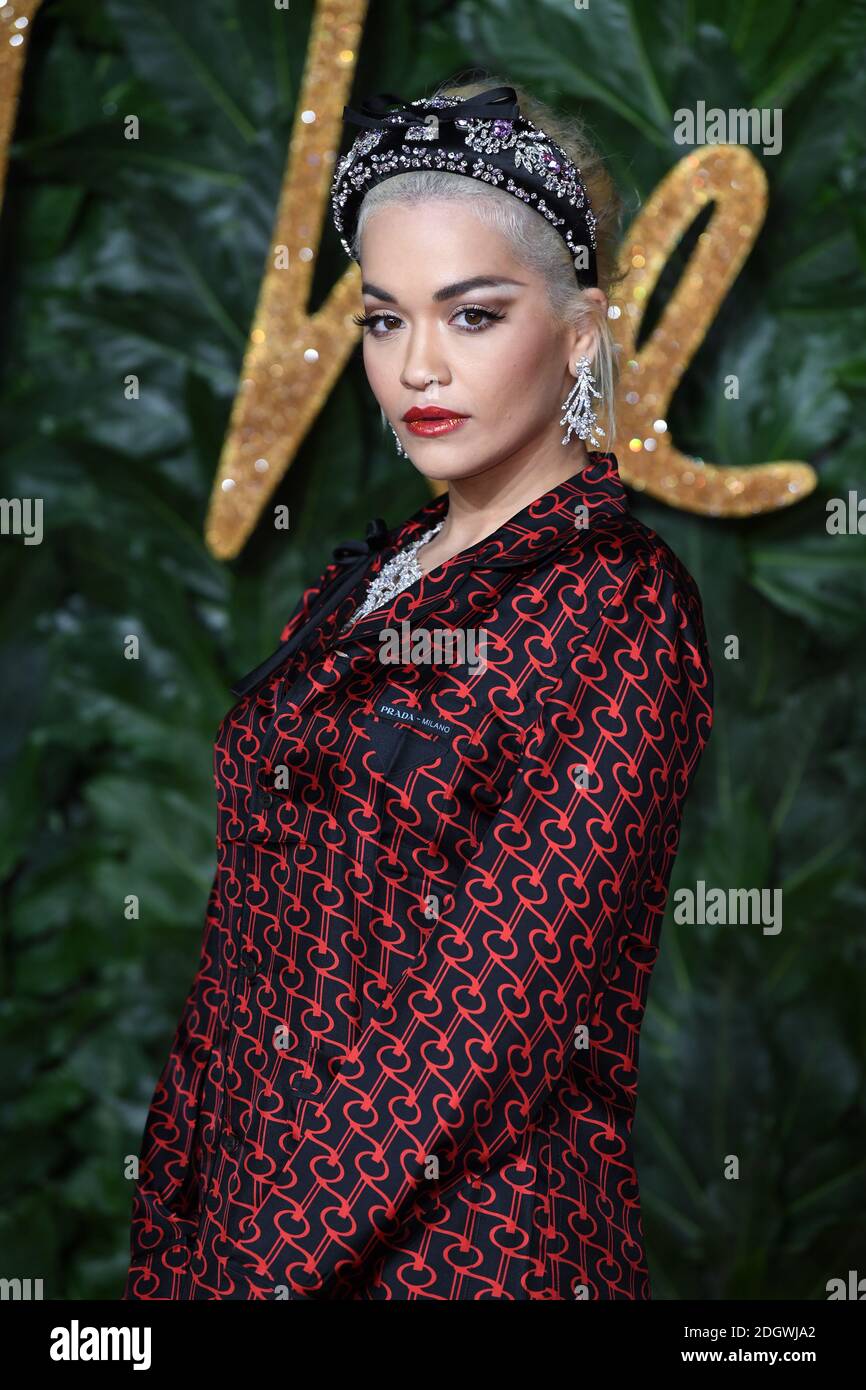 Rita Ora attending the Fashion Awards in association with Swarovski ...