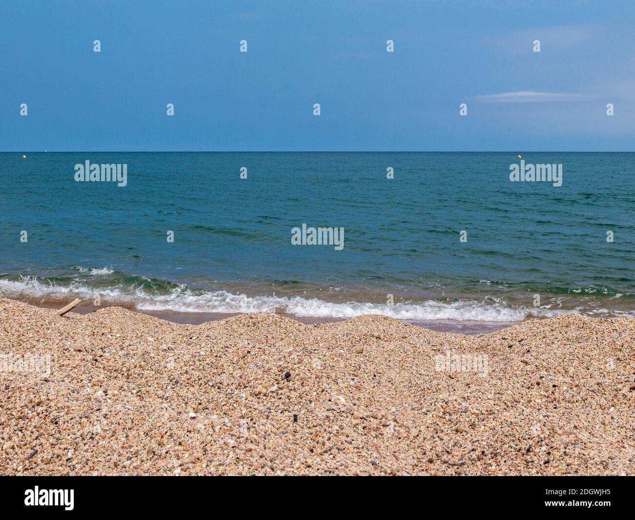 view of a beach in spain Stock Photo - Alamy