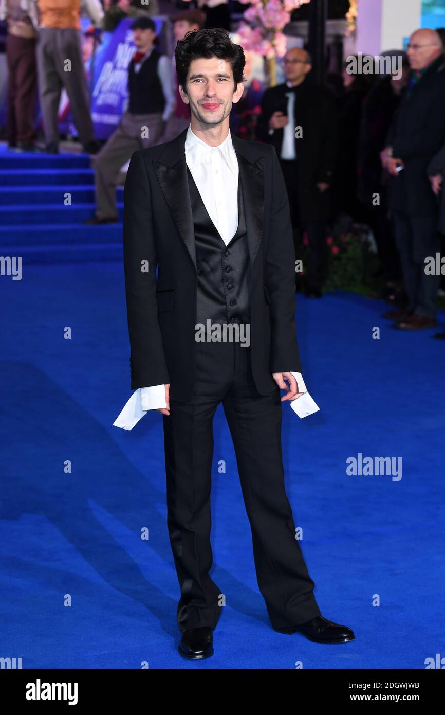 Ben Whishaw attending the Mary Poppins Returns European Premiere held ...