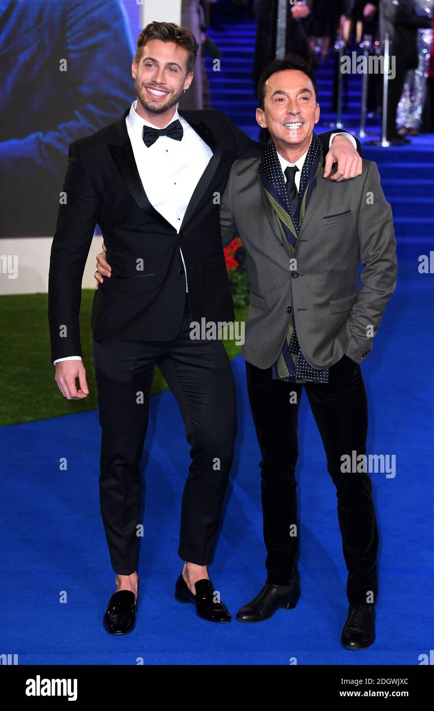 Bruno Tonioli and Matt Law attending the Mary Poppins Returns European ...