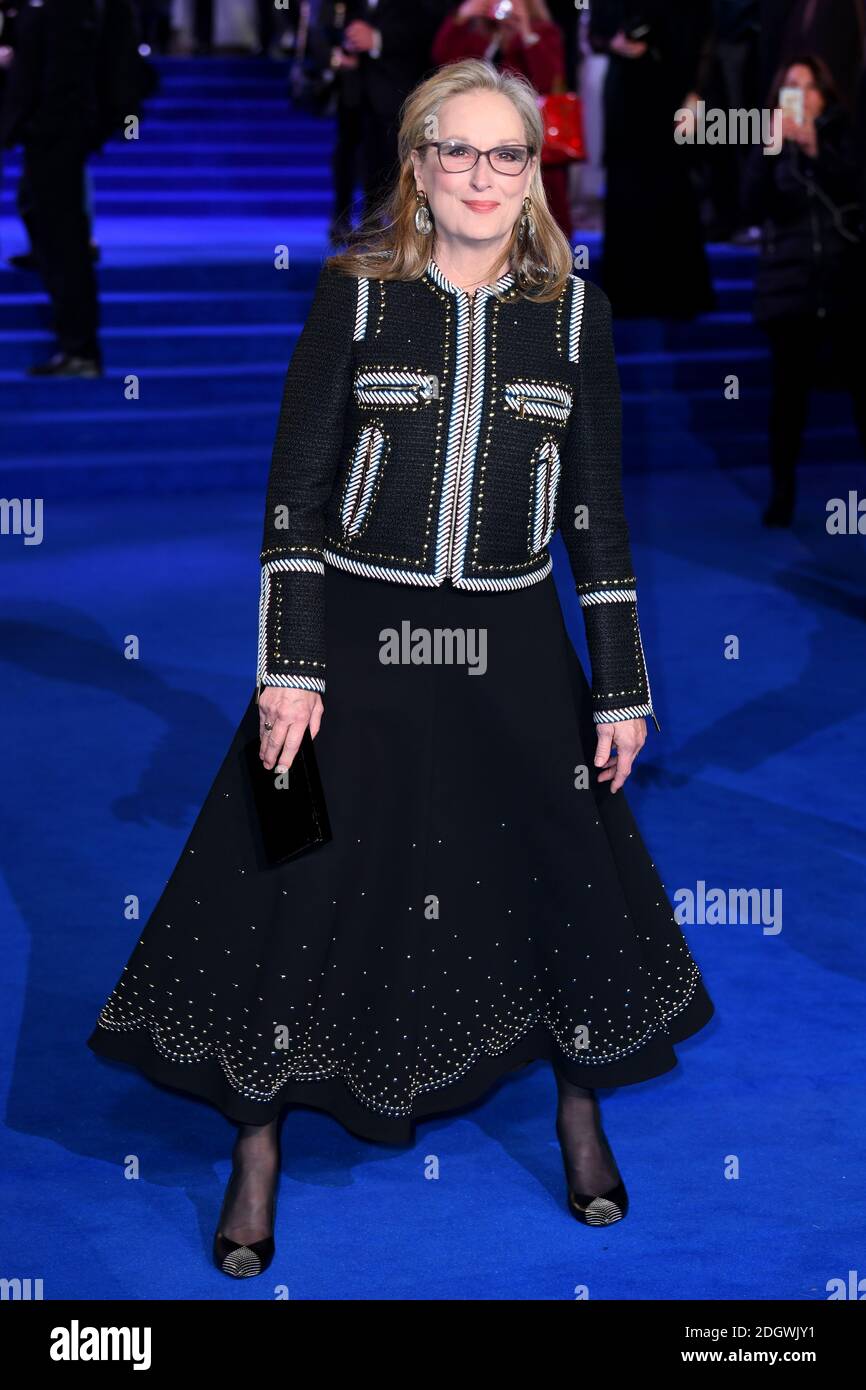 Meryl Steep attending the Mary Poppins Returns European Premiere held ...