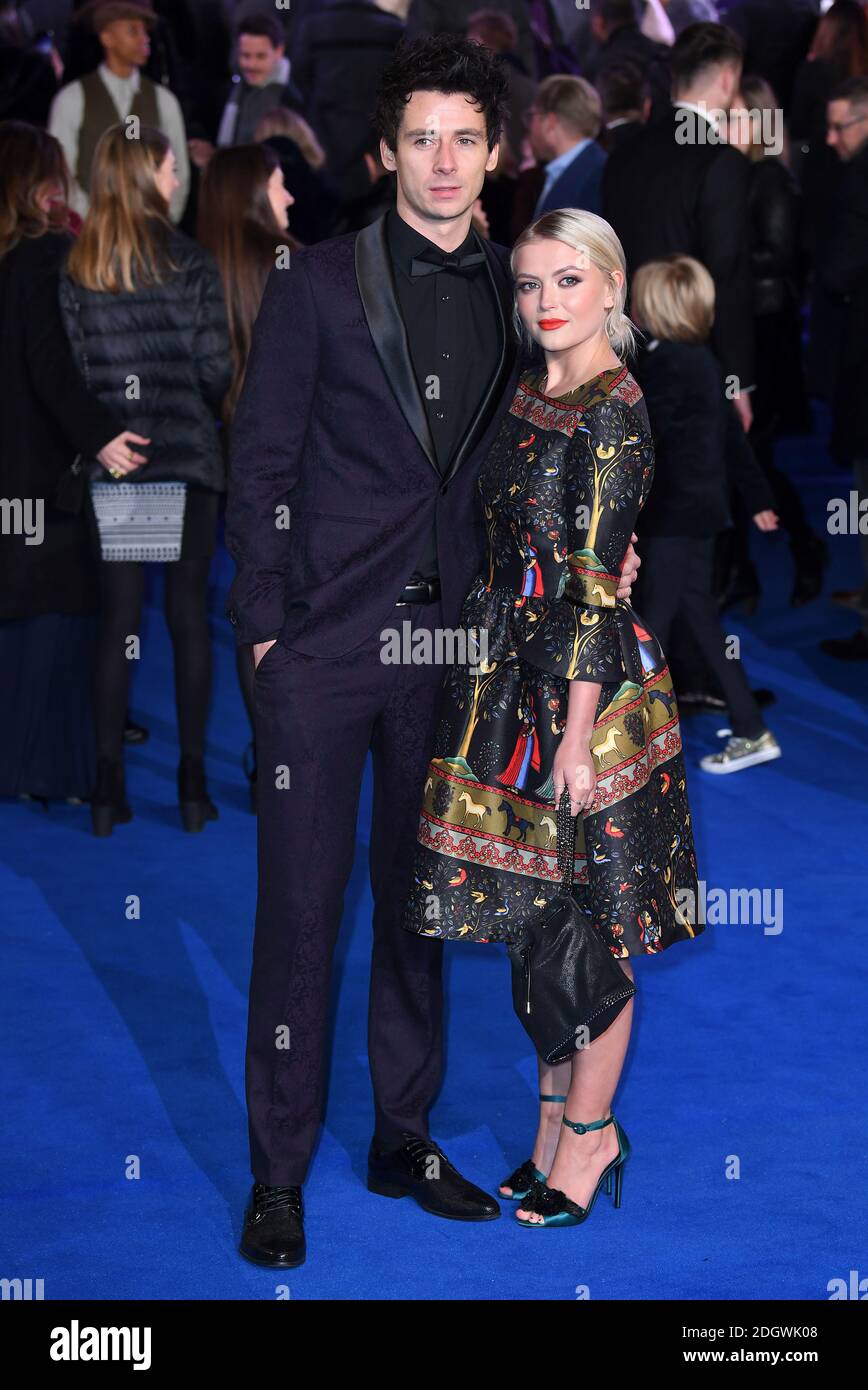 Tom Leech and Lucy Fallon attending the Mary Poppins Returns European ...
