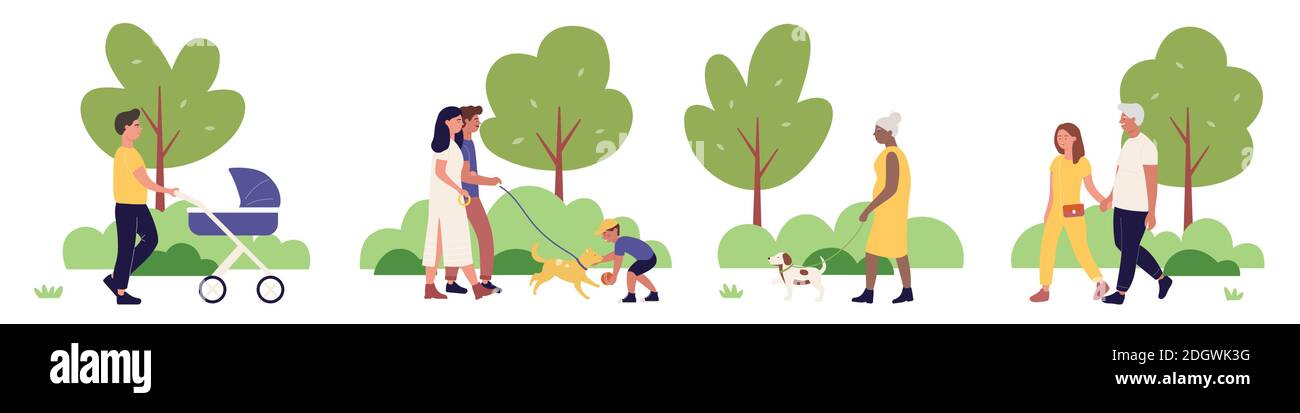 Play Park Clipart Walk