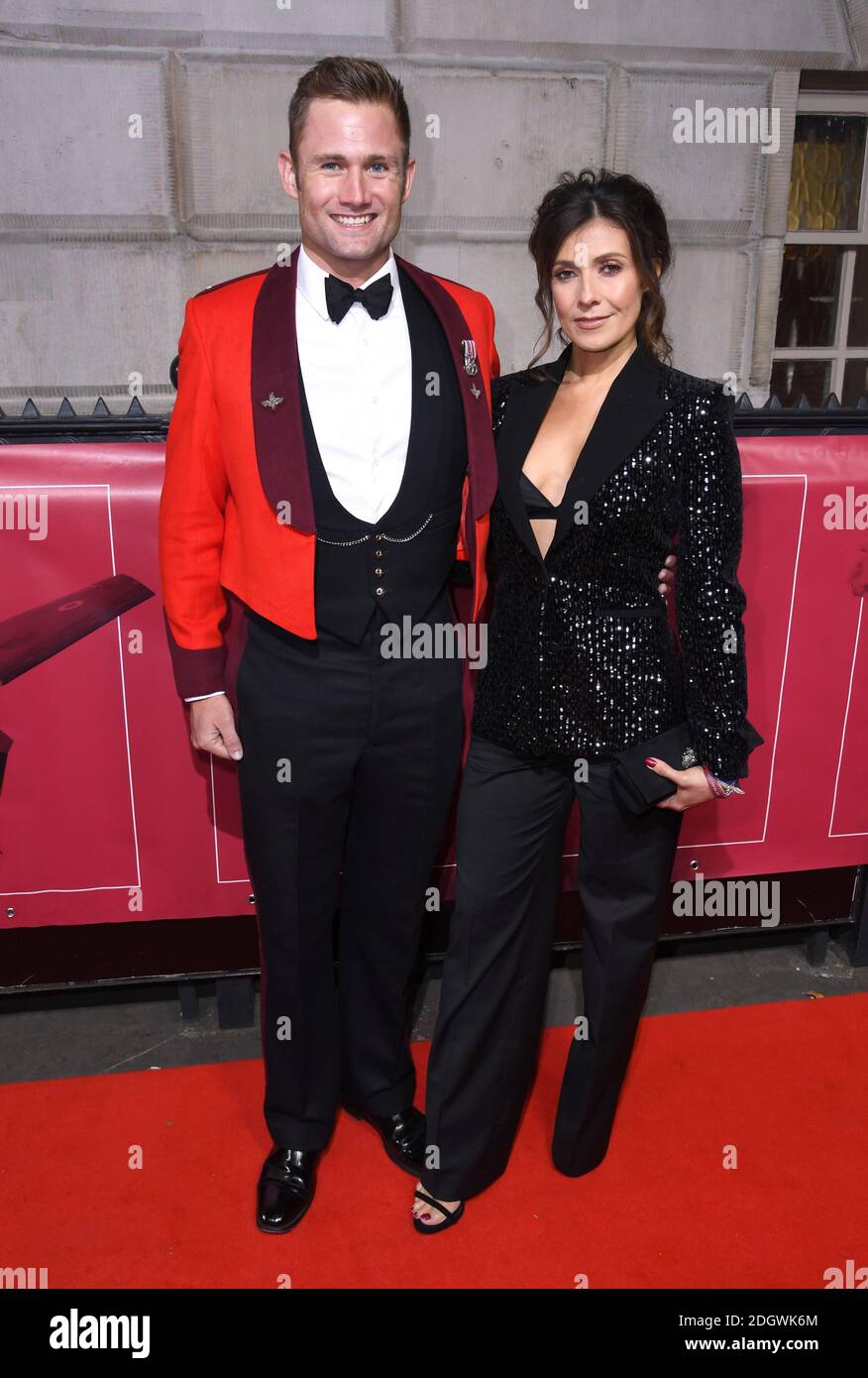 Kym Marsh and Scott Ratcliffe arriving at The Sun Military Awards 2018 ...