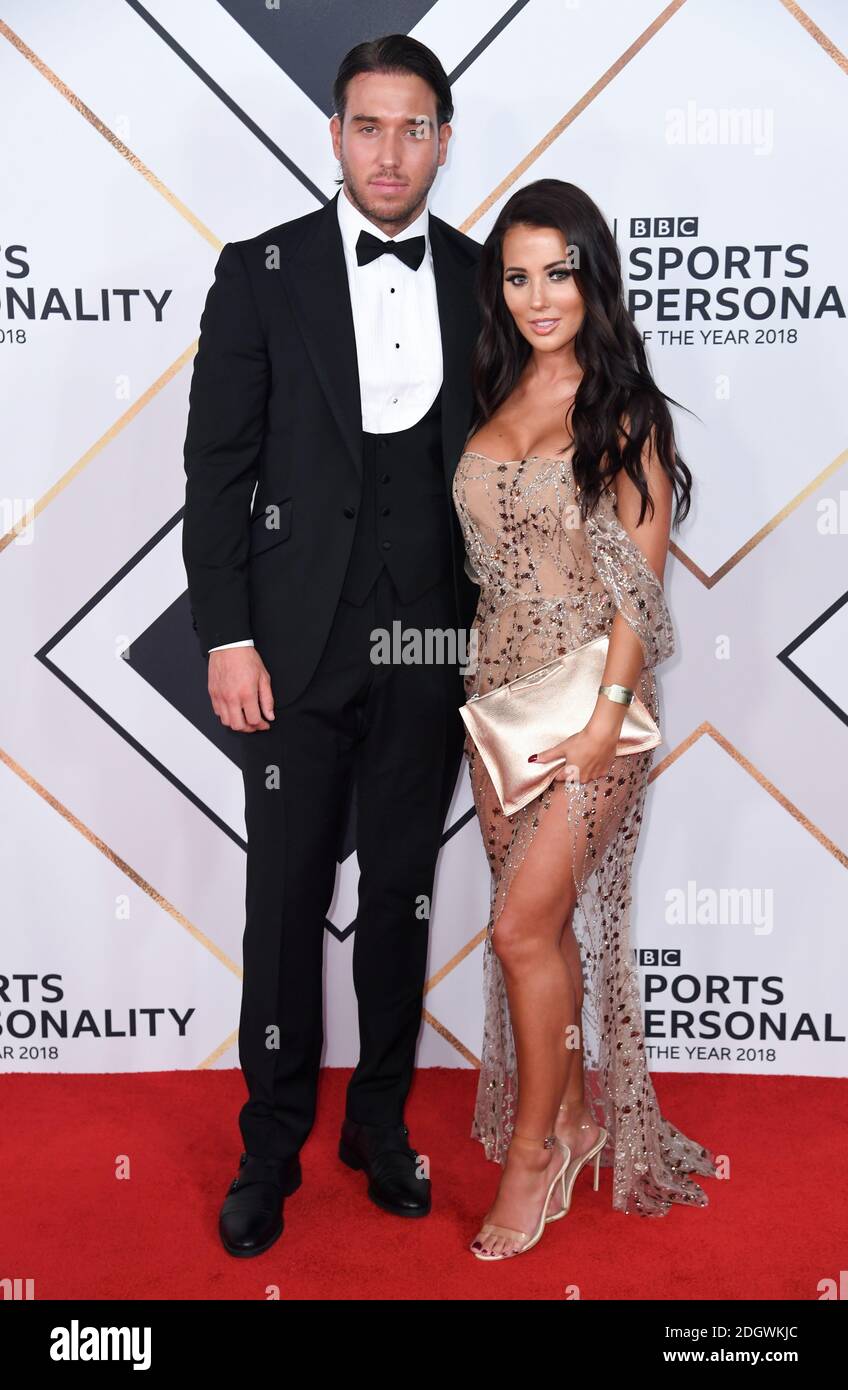 James Lock and Jazmin Oukhellou arriving at the BBC Sports Personality ...