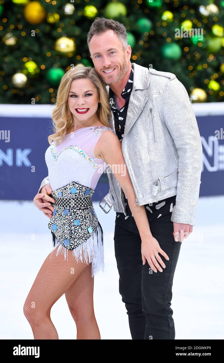 Alexandra Schauman and James Jordan attending the Dancing on Ice ...