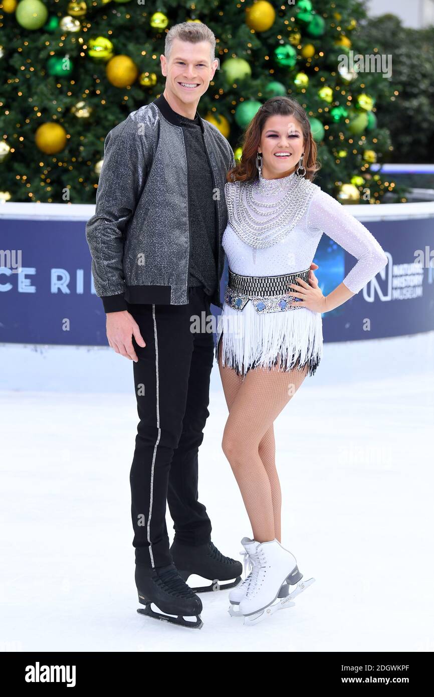 Saara Aalto and Hamish Gaman attending the Dancing on Ice Photocall ...