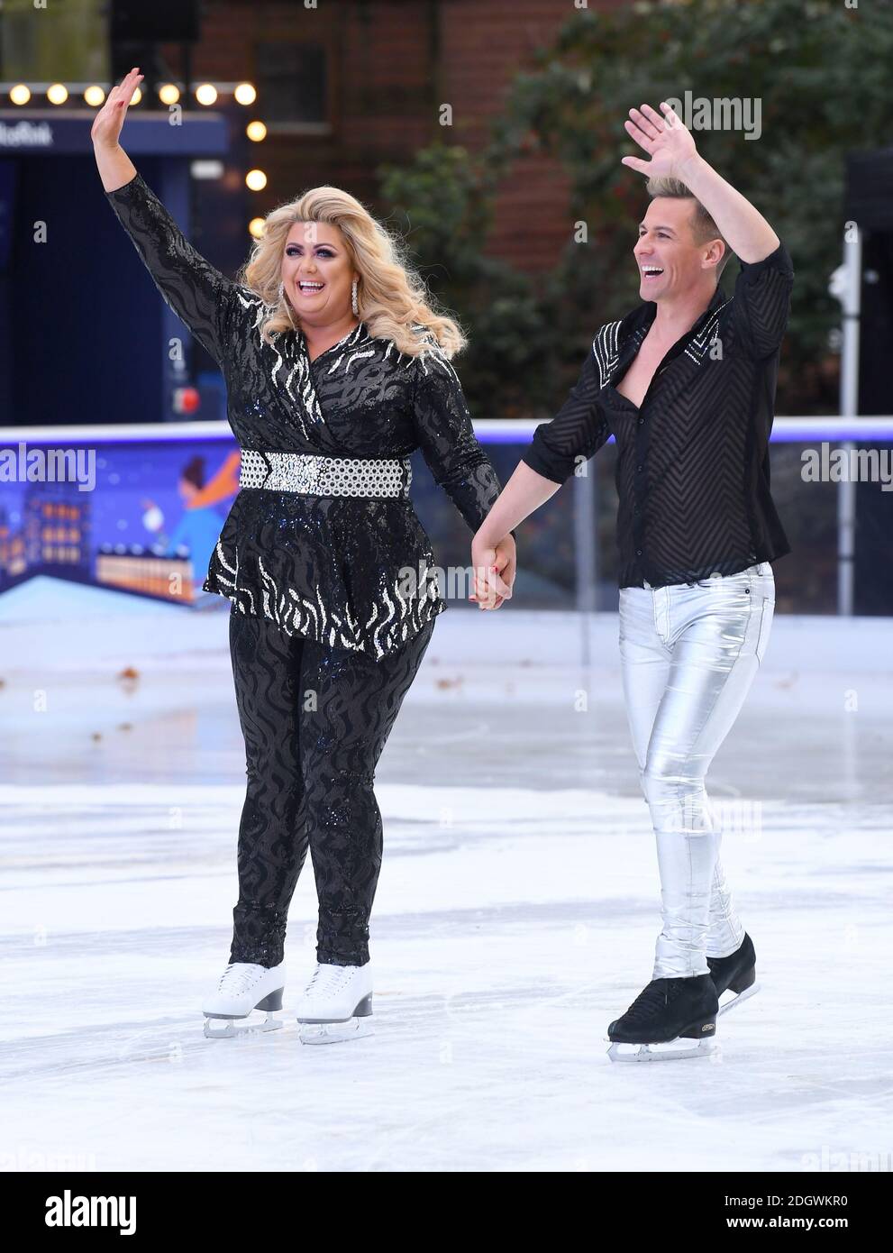 Gemma Collins and Matt Evers attending the Dancing on Ice Photocall ...